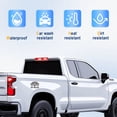 1set Plastic Reflective Vinyl Car Stickers Waterproof Decals for ...