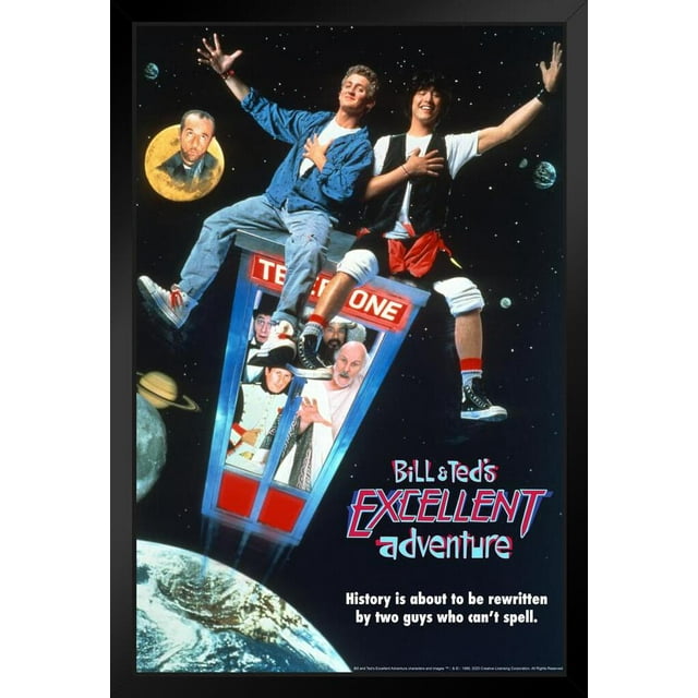 Bill and Teds Excellent Adventure Key Art Retro Vintage Style Classic ...