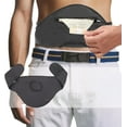 Fanhan Medical Device Ostomy Belt Black Stealth Hernia Support Ostomy Bag Wrap Size L