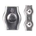 10Pcs Metal Steel Wire Rope Clamps With Smooth Surfaces Rustproof ...