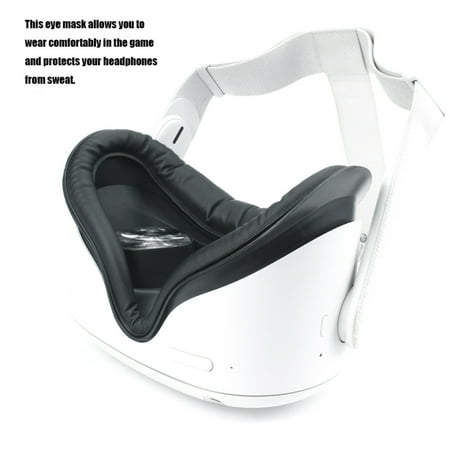 Eye Cushion PU Leather VR Face Pad Removable leather glass pad foam ...