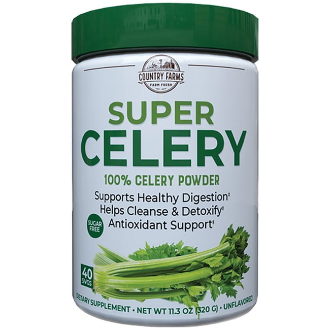 Country Farms Super Celery - Unflavored 11.3 oz Pwdr - Walmart.com