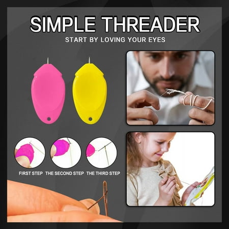 WREESH DIY Plastic Threader Threader Sewing Machine Needle Threader ...