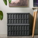 Citylife Extra Large 64L (17 Gallon) CLEAN Collapsible Storage Boxes ...
