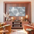 Blue White Ombre Circle TV Cover for 32 Inch Screen, Stretch Fabric ...