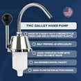 TMC Rocket Hand Pump, Galley Hand Pump, Flipper Pump, RV Manual Water ...