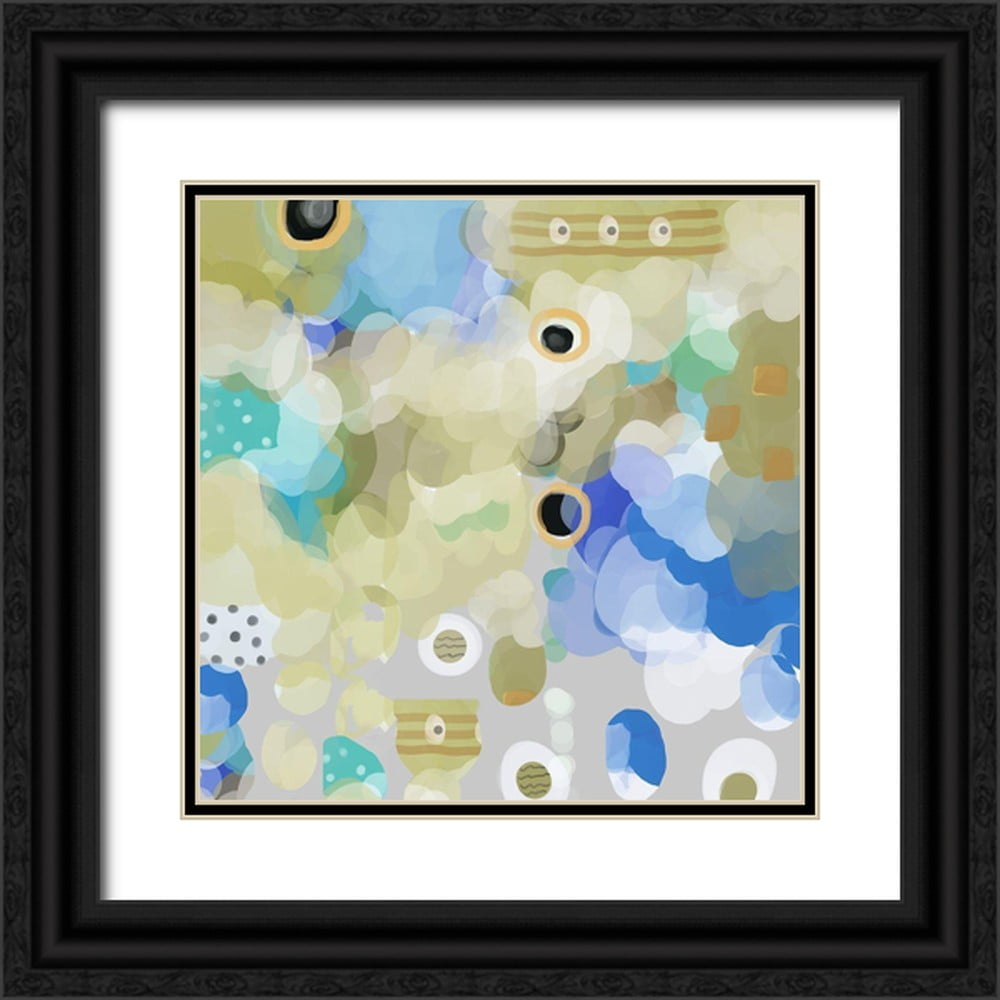 Auda, Christine 26x26 Black Ornate Wood Framed with Double Matting ...