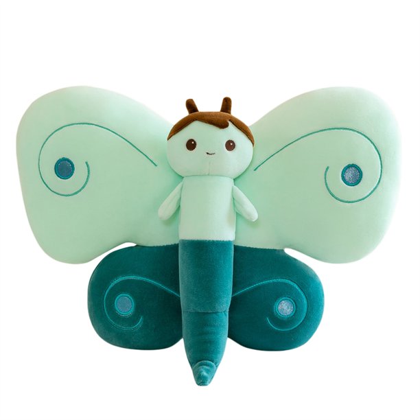 ZAXARRA Butterfly Plush Toys, Soft Stuffed Animal Cartoon Butterfly ...