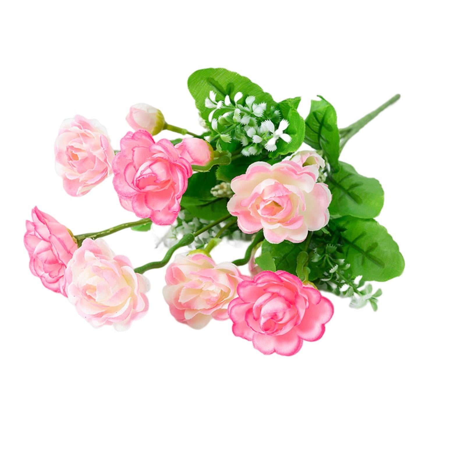 Waroomhouse Artificial Rose Branch Landscaping Good Fidelity Realistic ...