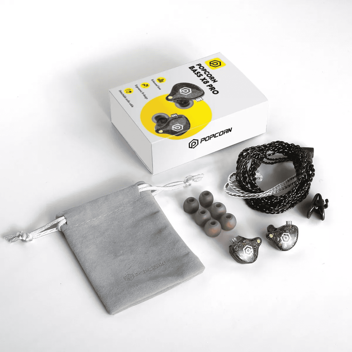 Audífonos in-ear gamer Popcorn BASS X8 PRO negro | Bodega Aurrera en línea