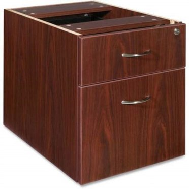 2 Drawers Vertical Wood Composite Lockable Filing Cabinet, Cherry - Walmart.com