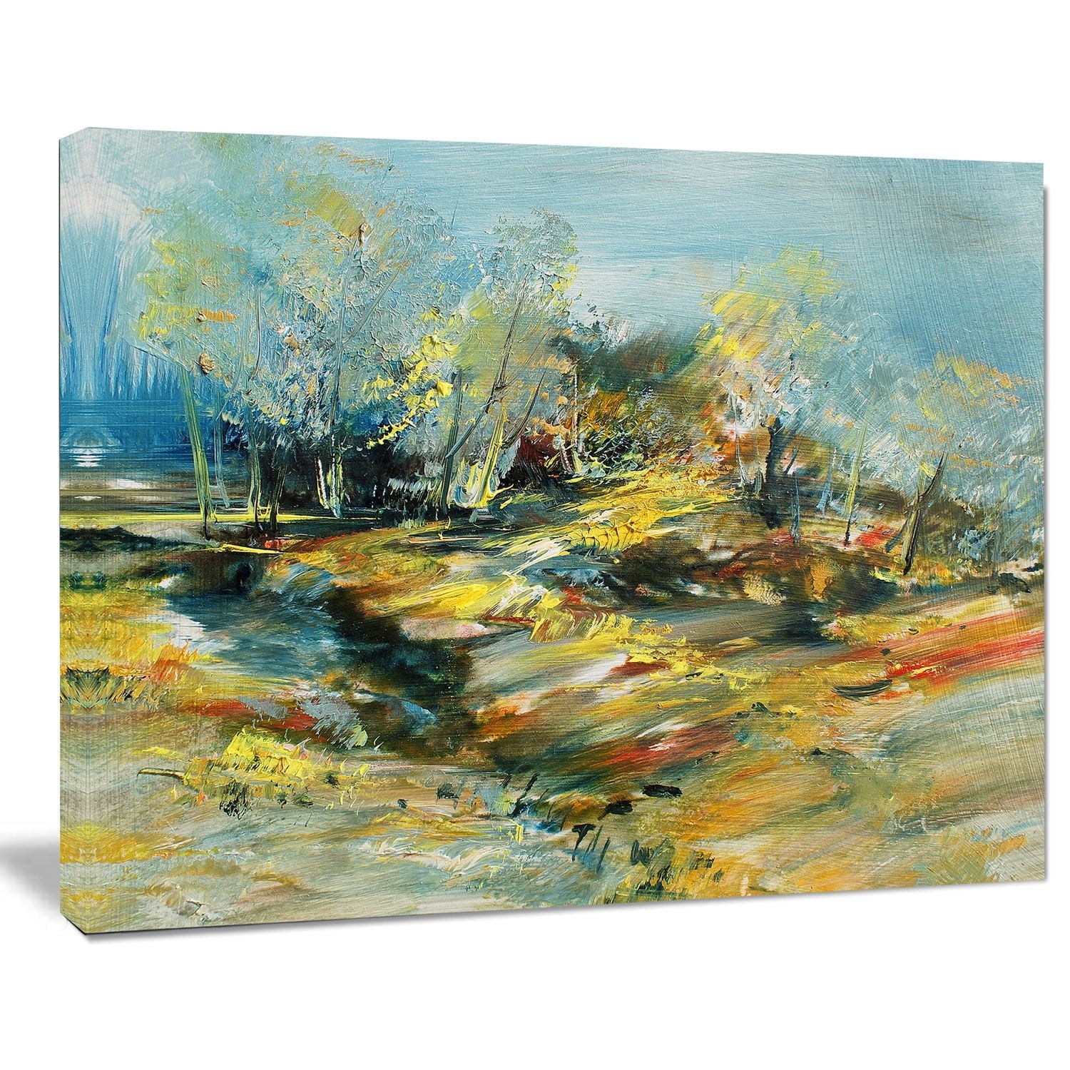 Click here for Designart Design Art Abstract Landscape Canvas Pri... prices