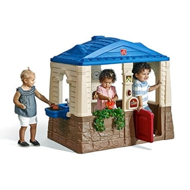 Step2 Neat and Tidy Pink Cottage Playhouse, for Toddlers - Walmart.com