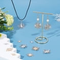 14pcs 7 style Brass Connector Charms & Pendants Sun & Rhombus Platinum ...