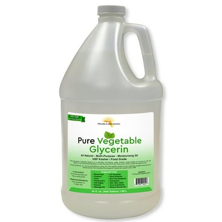 Pure Natural Vegetable Glycerin, USP, Kosher, Food Grade, 32 oz (1 ...