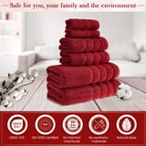 HALLEY Turkish Towels Set (6 Pieces) 650 GSM Highly Absorbent Super ...