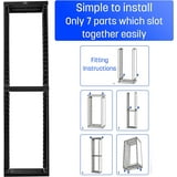 DERCLIVE Universal Game Storage Tower – Stores 36pcs Video Game Discs ...