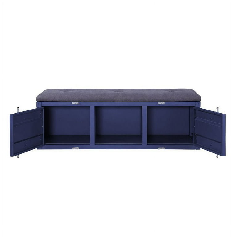 Acme Cargo Container Style Metal Storage Bench, Multiple Acme Cargo Container Style Metal Storage Bench, Multiple