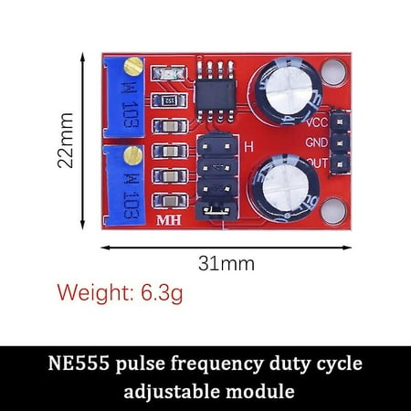 1pcs Ne555 Pulse Frequency, Duty Cycle Adjustable Module,square ...