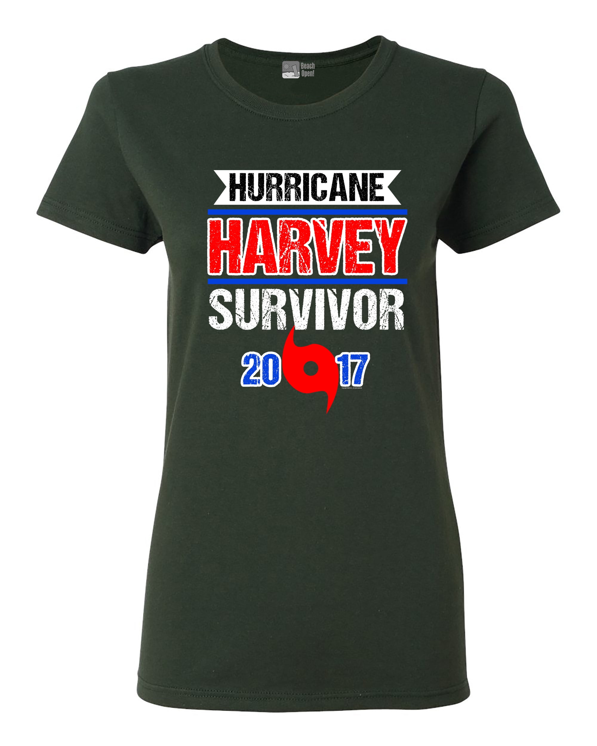 Ladies Hurricane Harvey Survivor Cyclone Symbol 2017 Houston Texas DT T ...