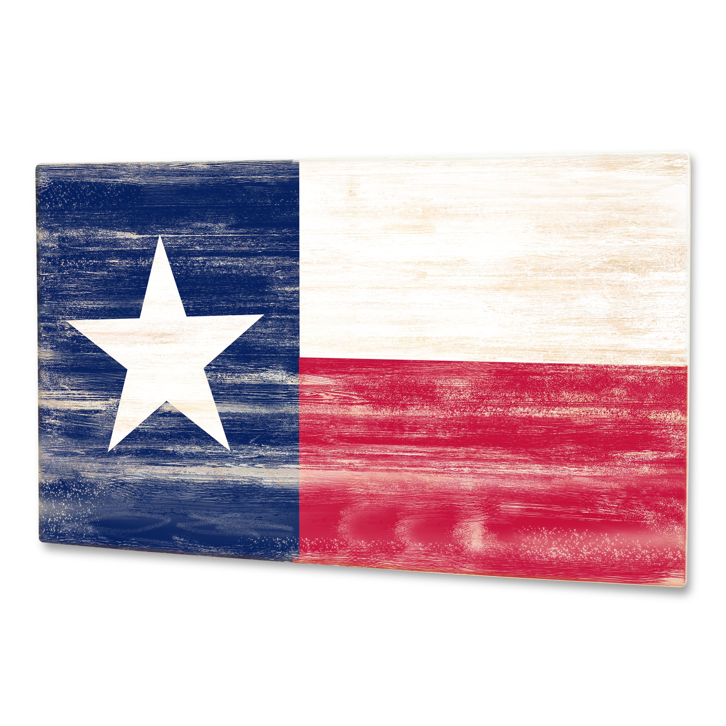 GoSports REAL GRAIN XL Wooden Wall Art - Wooden Texas Flag - 38 Inch x ...