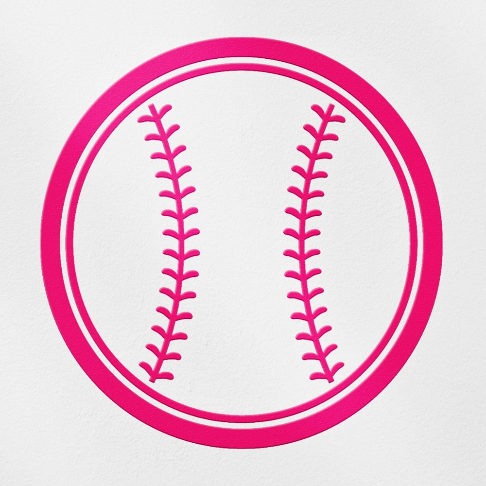 Transparent Decal Stickers Of Baseball Frames (Pink) Premium Waterproof ...