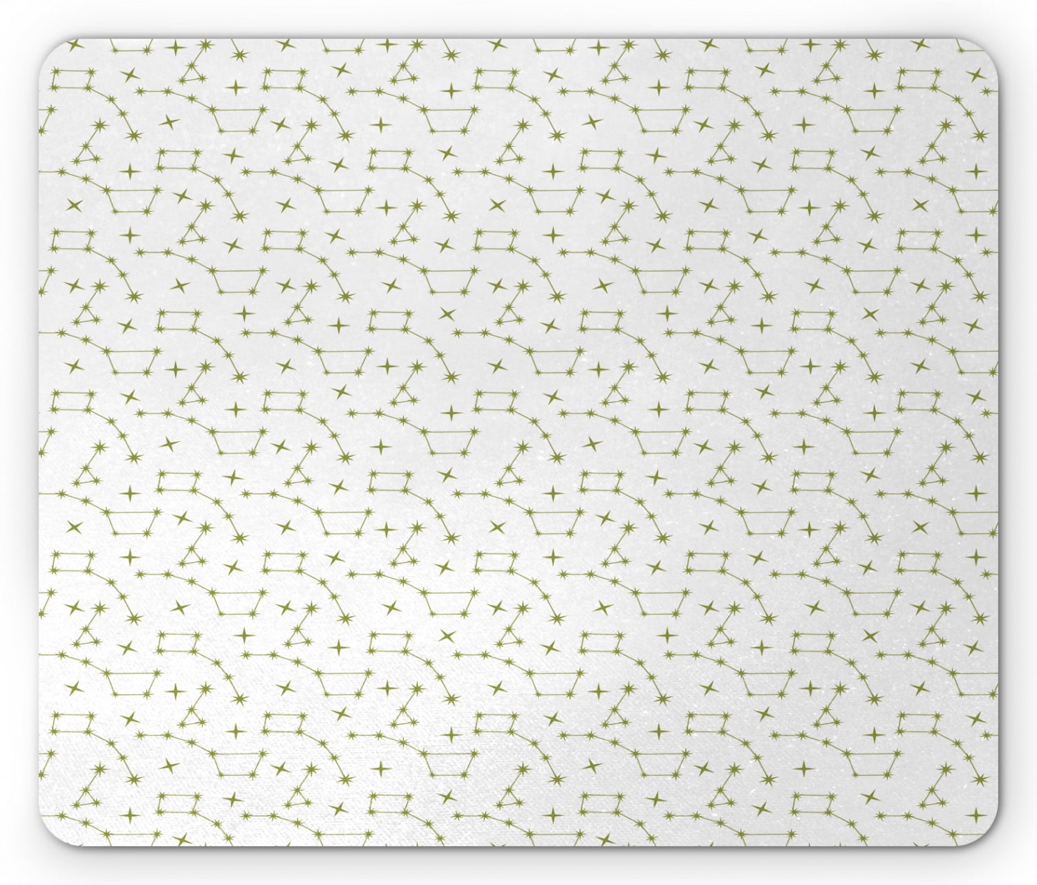 Constellation Mouse Pad, Continuous Astronomy Themed Pattern with Stars on Plain Backdrop ...