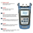 DC9V/1000mA -70 ~ +10 dBm Portable Optical Multi-meter SC/ FC/ ST ...