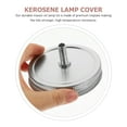 MERRYHAPY Jar Oil Lamp Lids, Smooth Edges, Easy to Install, 2 Pieces ...