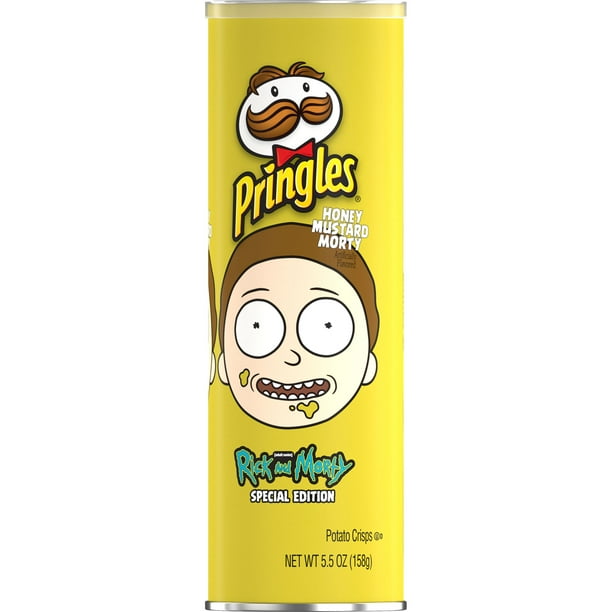Pringles Rick and Morty, Potato Crisps Chips, Honey Mustard, 5.5 Oz ...