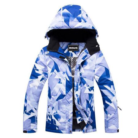LIVEYOUNG Women Floral Ski Winter Waterproof Windproof Warm Snow ...