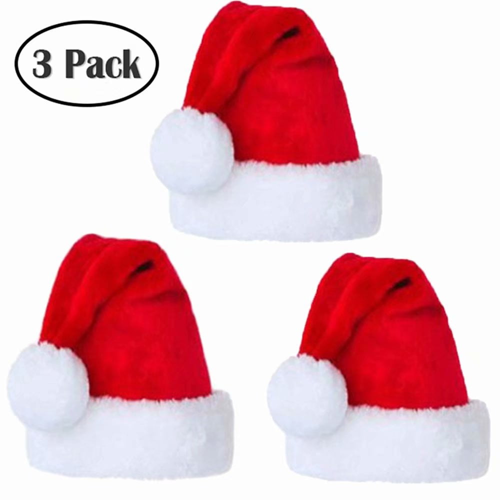 Click here for Damaie Santa Hat Velvet Comfort Christmas Hats For... prices