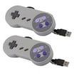 Old Skool Nintendo SNES USB Controller Video Game Gamepad for PC and ...