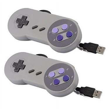 Old Skool Nintendo SNES USB Controller Video Game Gamepad for PC and ...