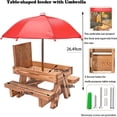EcoVerve Squirrel Feeder Table With Umbrella And Corn Cob Holder Nice ...