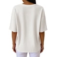 DORKASM Womens Button Down Shirt Short Sleeve Casual Basic Shirt Crew ...