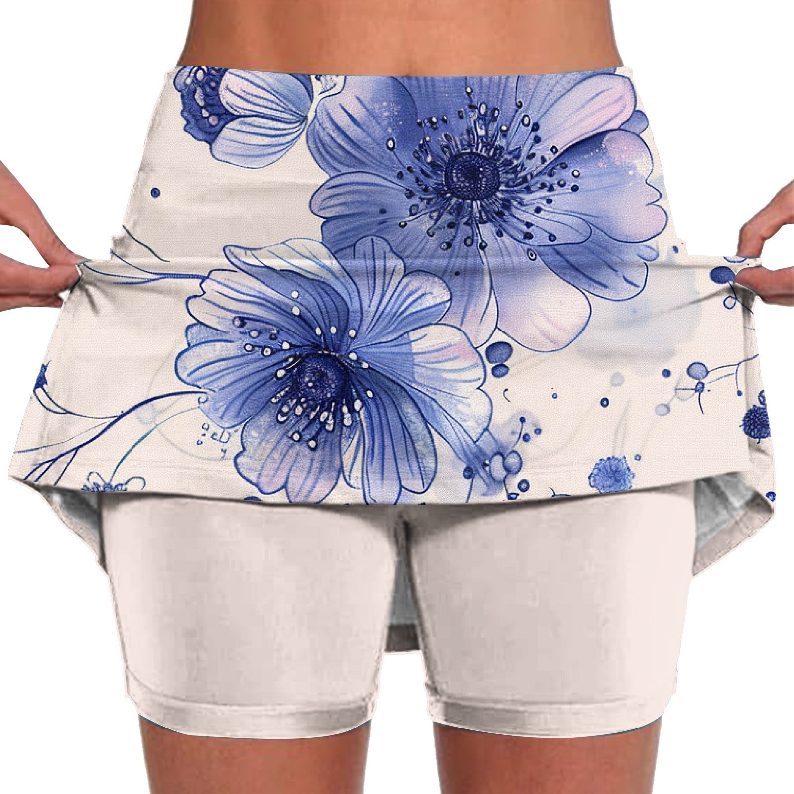 Click here for Lovzfmll Womens New Color Mid-Waist Skirt Pants Sp... prices