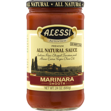 Alessi Smooth Marinara Sauce, 24 oz, (Pack of 6) - Walmart.com