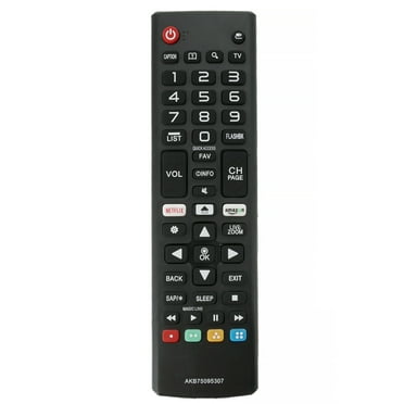 New AKB75095307 Remote Control for LG 4K UHD Smart TVs 49UJ6300-UA ...