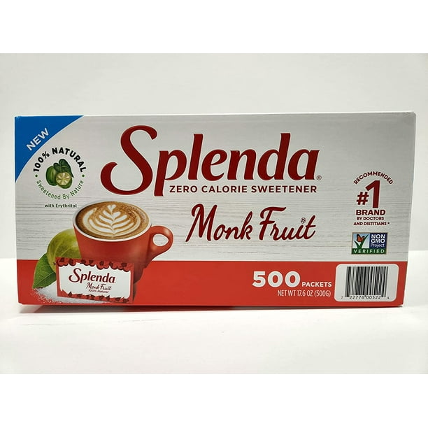 Splenda Naturals Monk Fruit Sweetener Packets (500 ct.) - Walmart.com