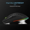 CHNGSNG M700 Wired Gaming Moses Ergonomic Lightweight Mouse with A825 ...