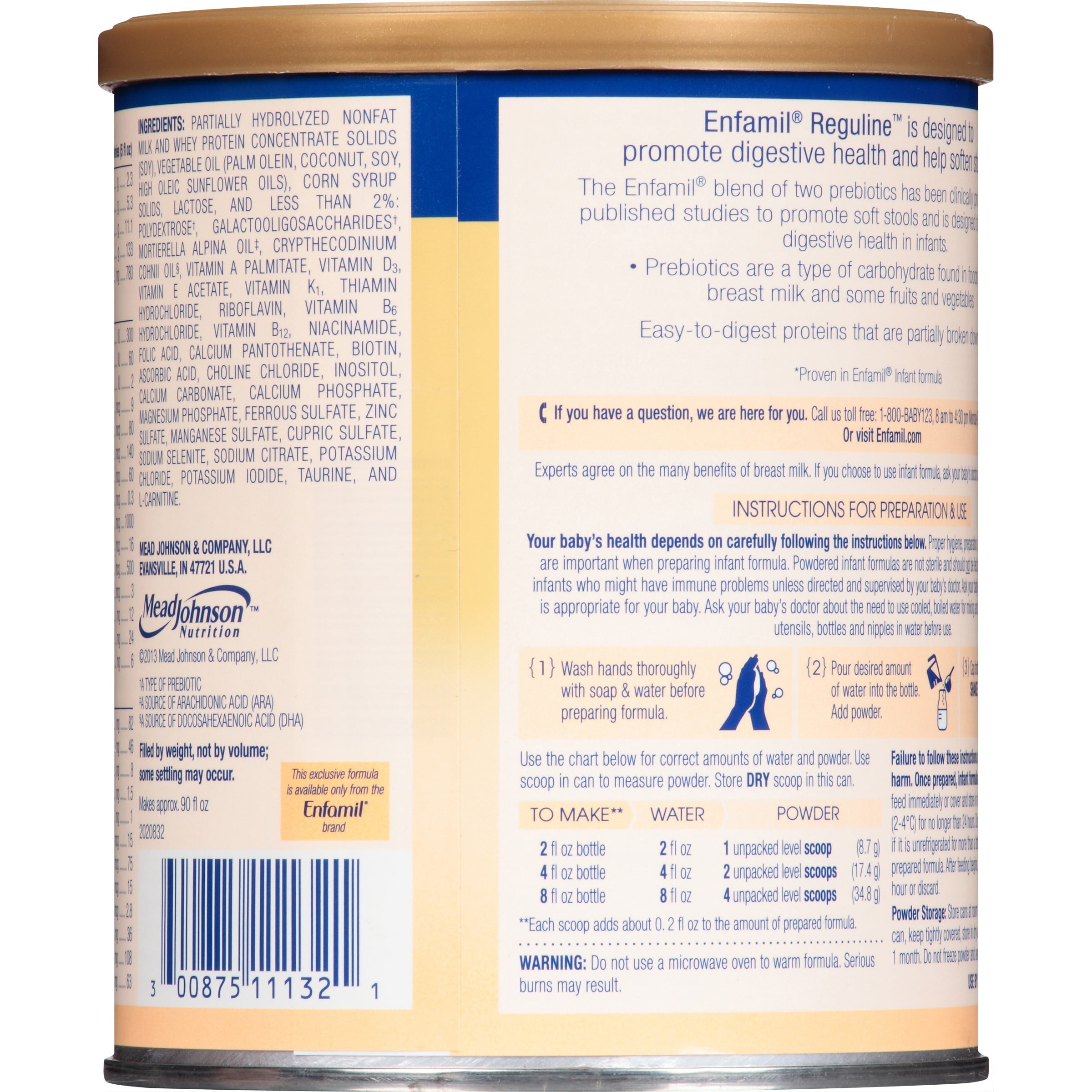 Enfamil Infant Formula Nutrition Facts | Besto Blog