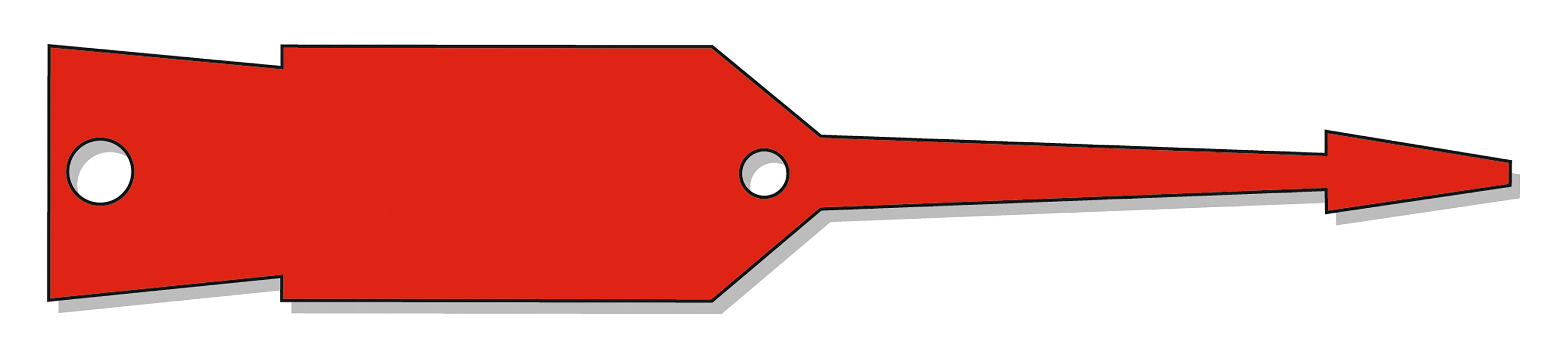 Small Arrow ID Tags - Red - 1000 Pack - Walmart.com