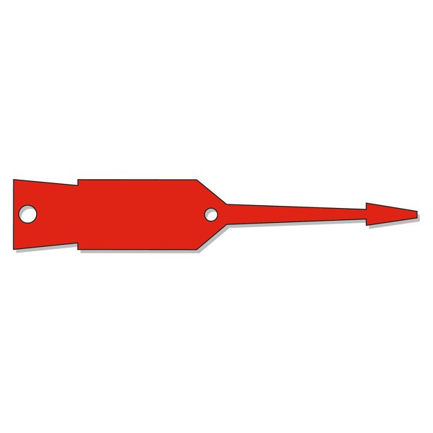 Small Arrow ID Tags - Red - 1000 Pack - Walmart.com - Walmart.com