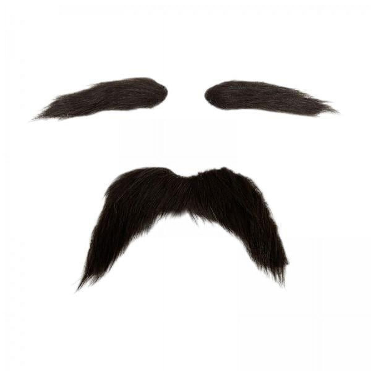 Cejas con bigote falso,Bigote falso,barba falsa,cejas postizas hechas a ...