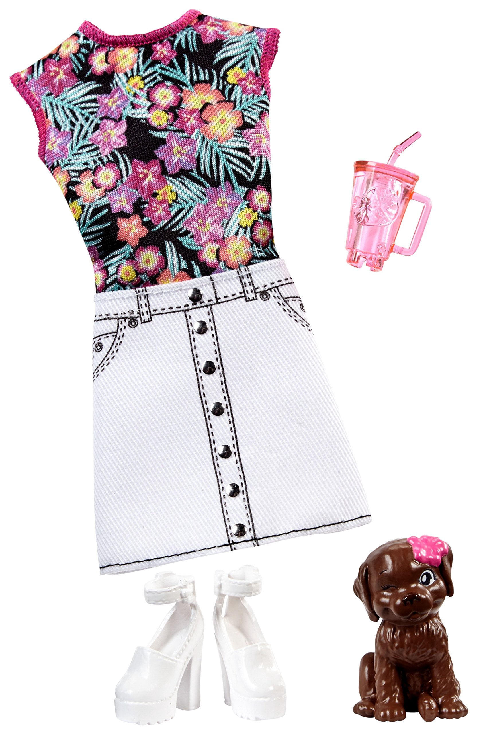 Barbie Dolphin BYO-Barbeque Set Fashion Pack Barbie - | Walmart en línea
