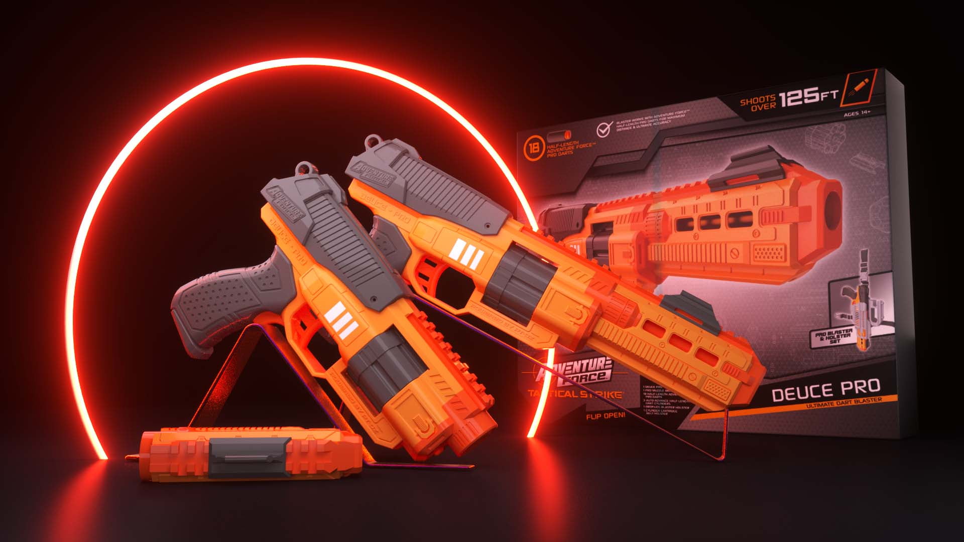 Buy Adventure Force Tactical Strike Deuce Pro Ultimate Dart Blaster ...