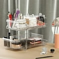 OnDisplay 2-Tier Deluxe Acrylic Organizer with Drawers and Dividers for ...