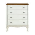The Pioneer Woman 4-Drawer Dresser Made With Solid Wood Frame, White ...