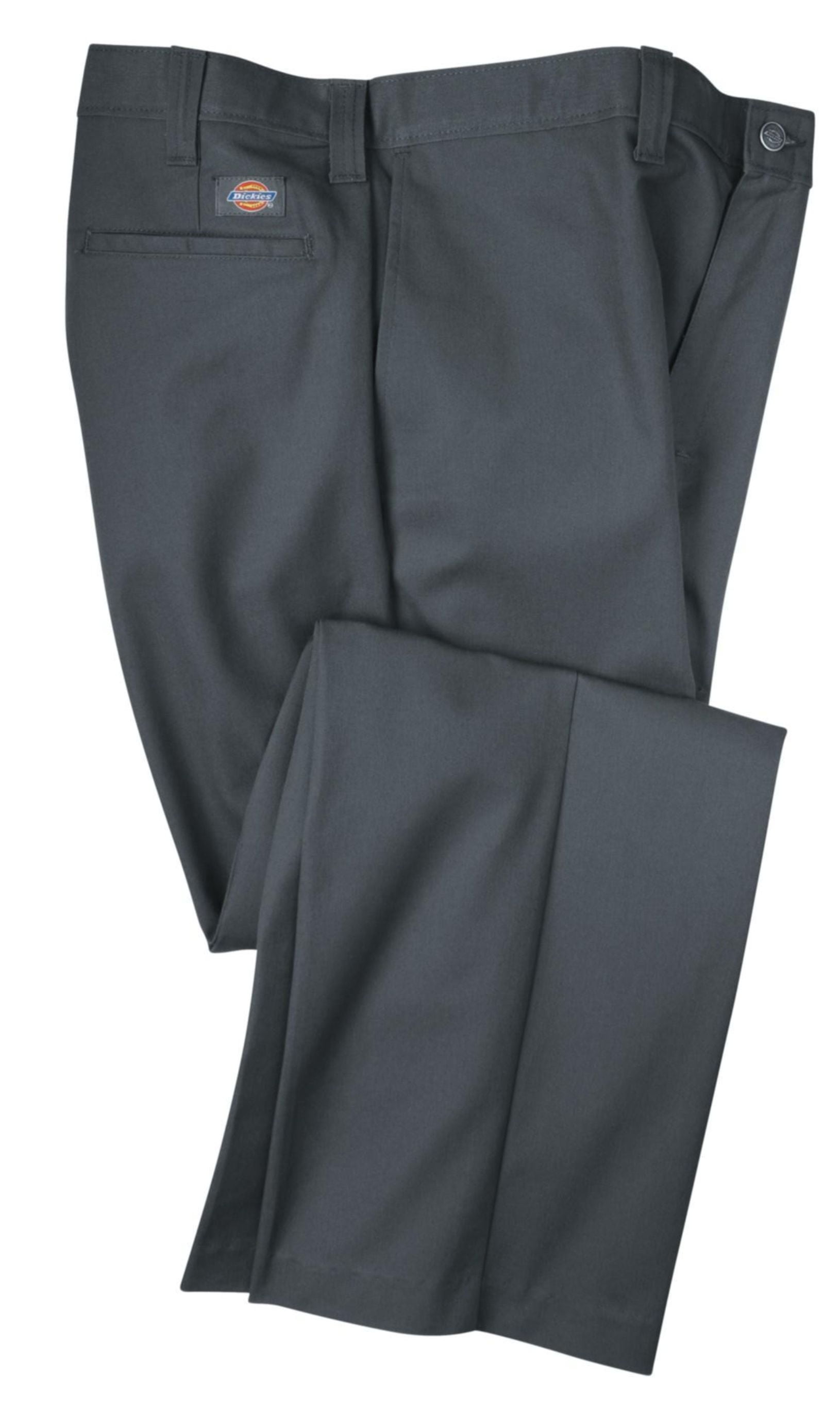 Dickies Mens LP810 Industrial Flat Front Pant-DARK GREY-38x30 - Walmart.com